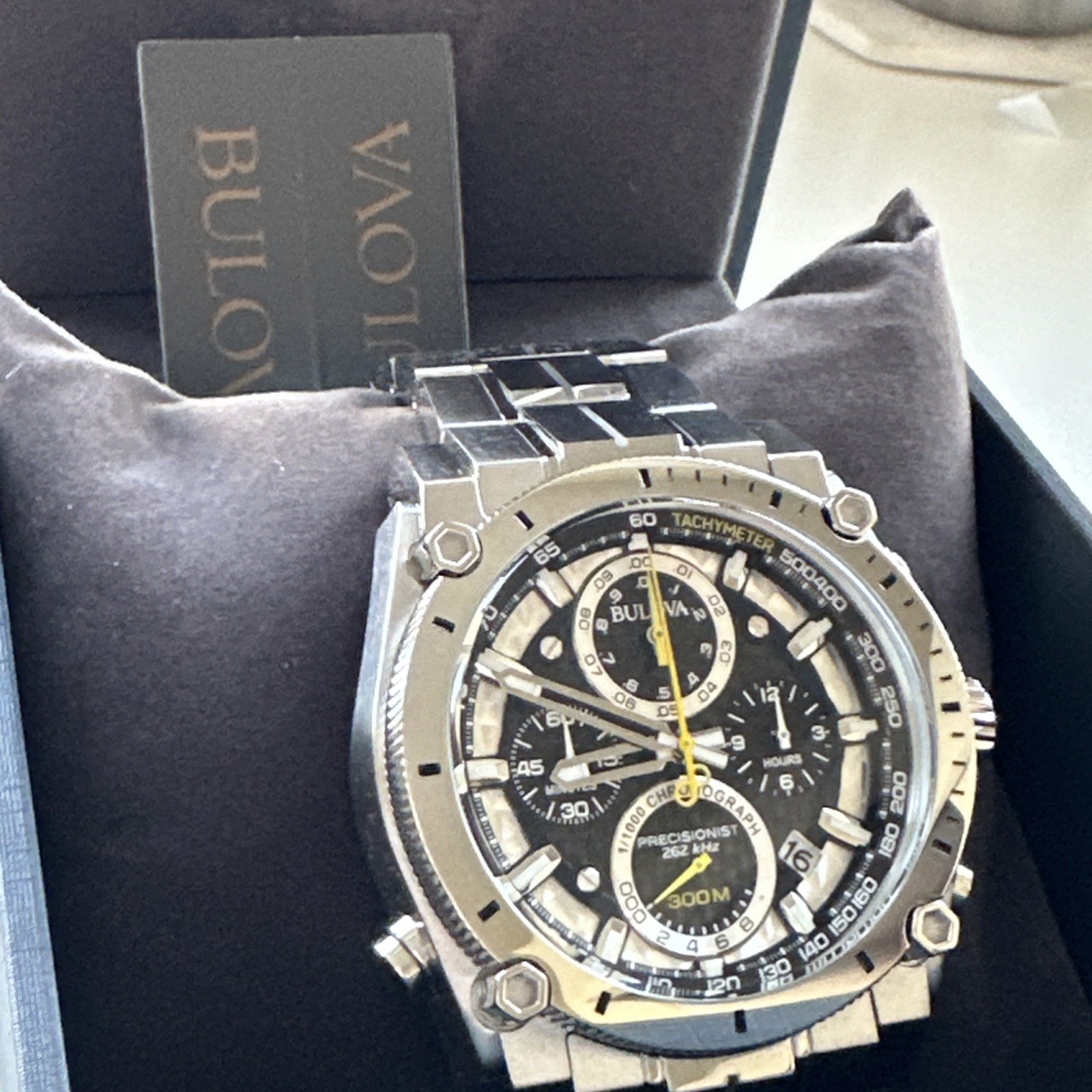 Bulova Precisionist 96B175 Wrist Watch for Men for sale online | eBay