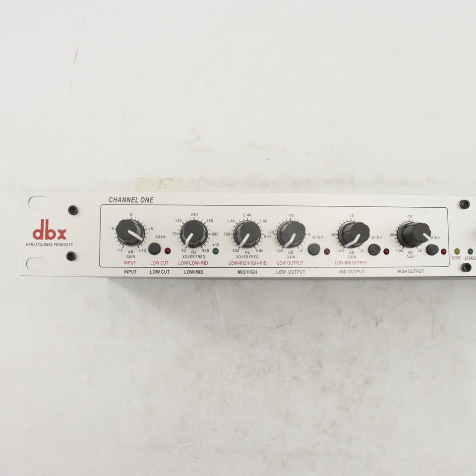 DBX 234XS 2/3Way Crossover Stereo Electronic 4-Way Mono Audio Device ...