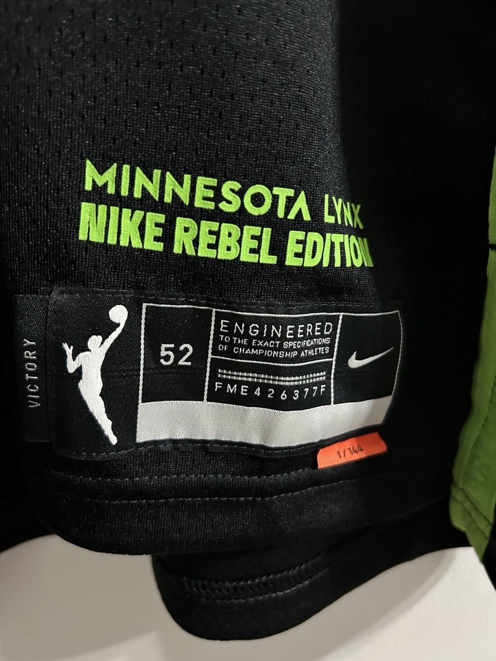 Alissa Pili Minnesota Lynx Nike Rebel Edition Swingman Jersey Size XL ...