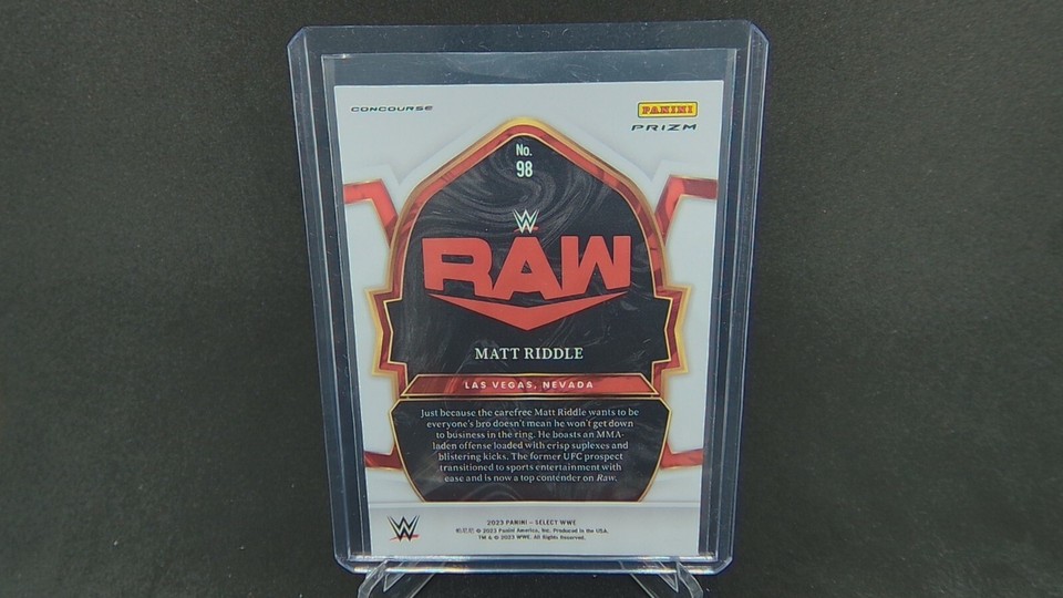 2023 Panini Select WWE Matt Riddle - Tri-Color Concourse #98 | eBay