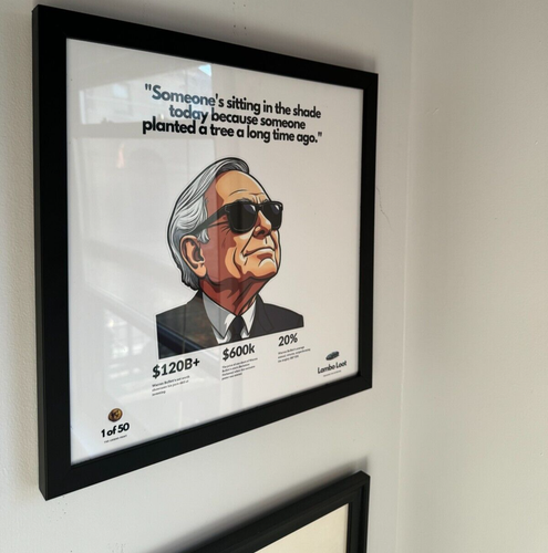 Warren Buffett Poster for Investors: Only 50 Made (First Edition) | eBay