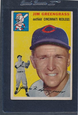 1954 Topps #022 Jim Greengrass Reds Fair 54T22-100615-5 | eBay