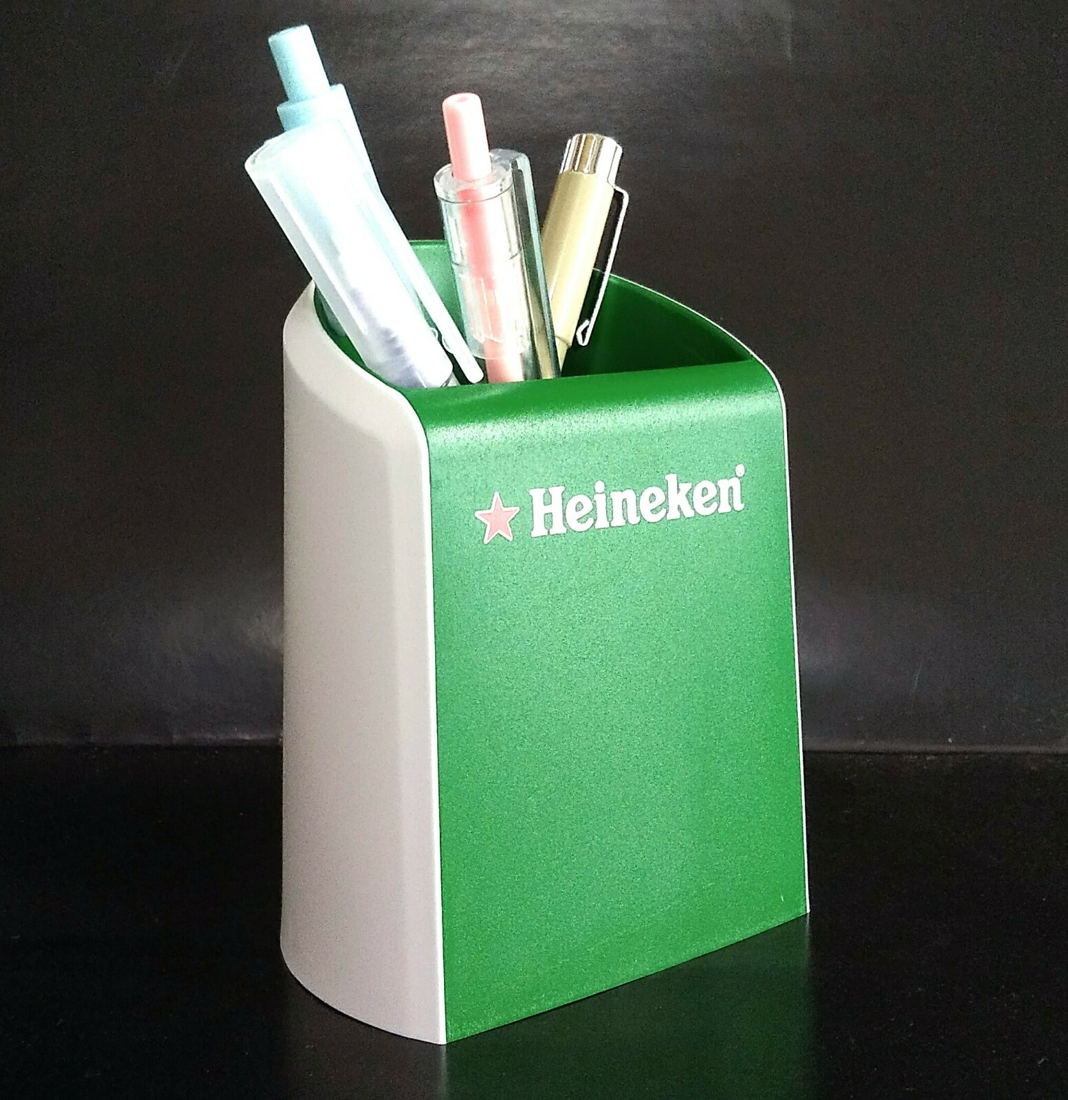 Heineken Beer Table Top Desk Organizer Napkin Pen Holder Brewery ...