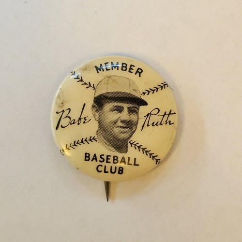 1934 Quaker Oats Babe Ruth Pin New York Yankees Ungraded Rare MLB ...