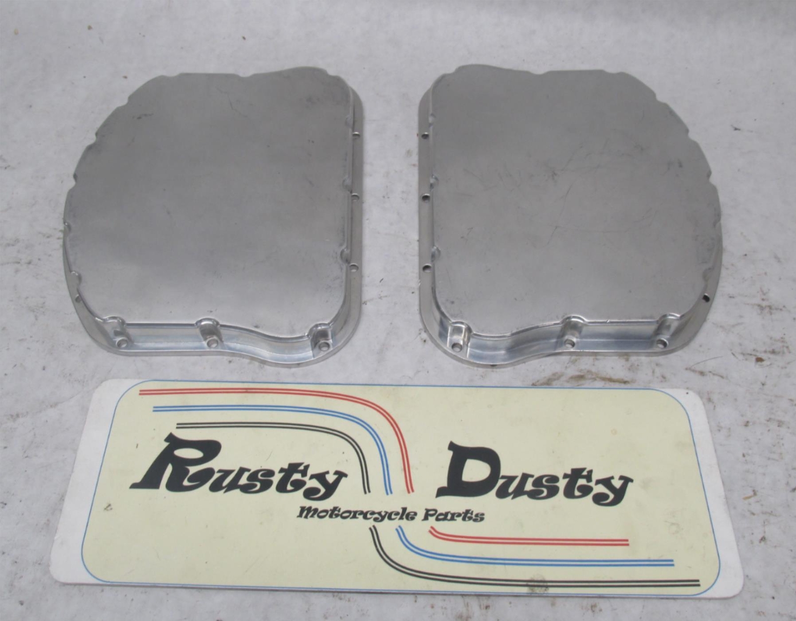 Pair of Harley Davidson Billet Aluminum Panhead Style Rocker Box Covers ...