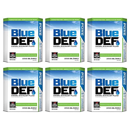 6 Pack Peak Blue DEF DEF002 Diesel Exhaust Fluid 2.5 Gallon Jug New ...