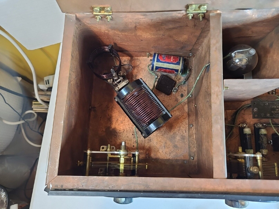 Antique Custom Ham Radio Copper NEUTRODYNE RAF tube kit stereo 91 S3 | eBay