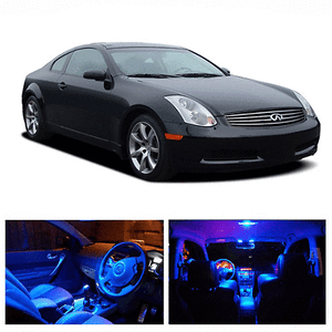 LED Blue Lights Interior Kit For Infiniti G35 Coupe Sedan 2003-2008 (15 ...