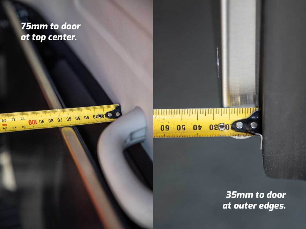 KAON Rear Drop Down Tailgate Back Door Table for Mitsubishi Pajero Gen ...