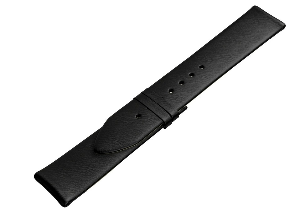 For ROTARY Black Genuine Leather Watch Strap Band for Buckle Clasp ...