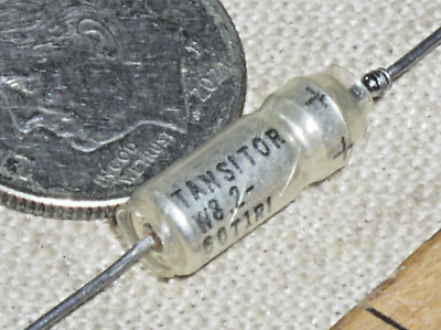 1 NOS TRANSITOR 60T1RI TANTALUM AXIAL CAPACITOR 8.2UF 60V 60 VOLT 8.2 ...
