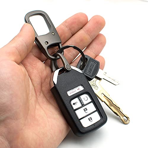 MECHCOS Metal Keychain Car Fob Key Chain Holder Clip with Detachable ...