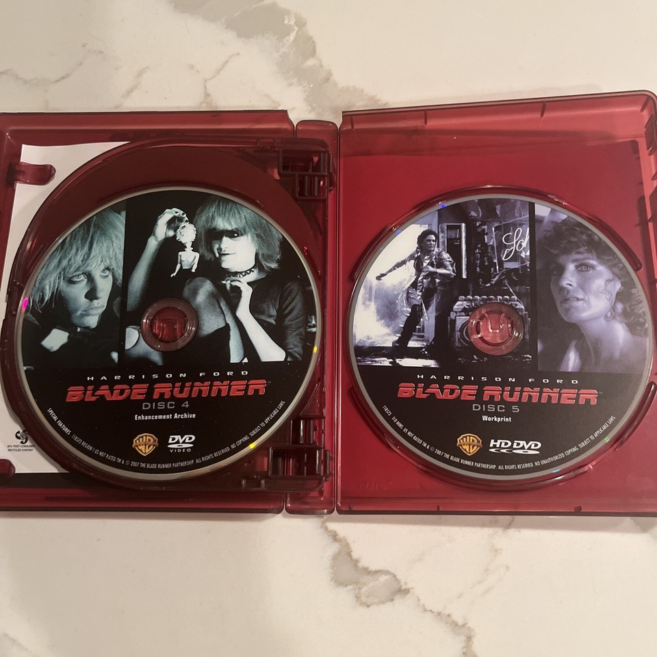 Blade Runner Limited Edition Briefcase Suitcase 5-Disc HD DVD Gift Set ...