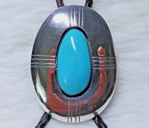 Bobby Lujan, Taos sterling silver Shadow Box, Turquoi… - Gem
