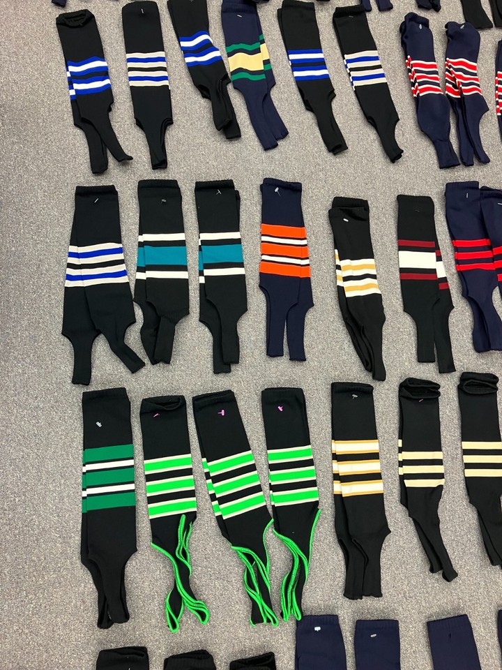 Striped Baseball Softball Stirrups BLACK NAVY WITH STRIPES ALL ...