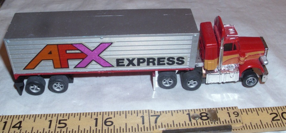 AURORA AFX EXPRESS RACING RIG SEMI TRUCK TRAILER SLOT CAR 1970s IN ...