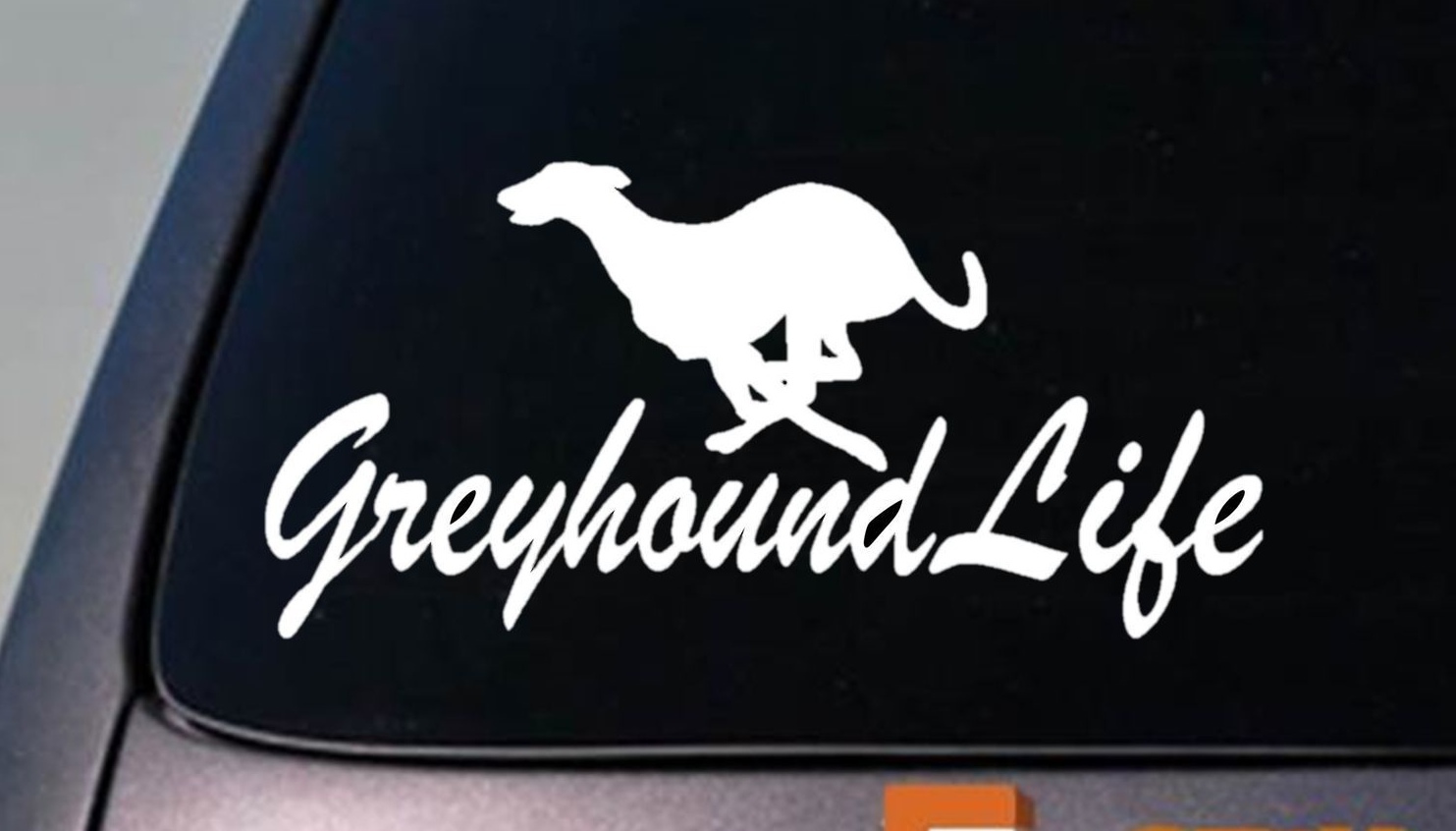 Greyhound life sticker decal dog track rescue dogracing shelter muzzle ...