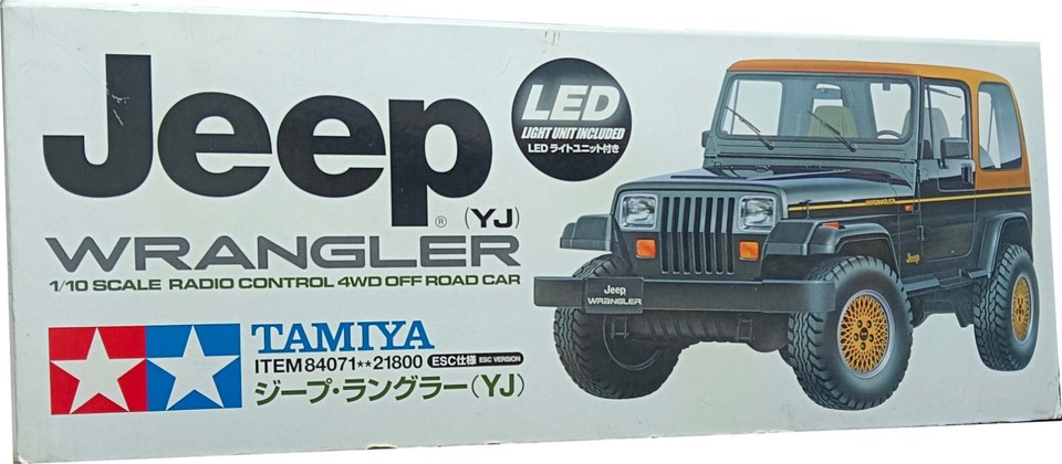 Vintage NIB Tamiya 84071 - 1/10 R/C Jeep Wrangler YJ (CC-01) 4WD Off ...