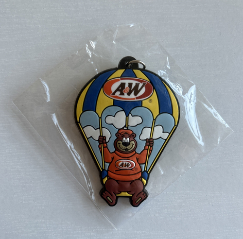 A&W Root Beer Restaurant Rooty Bear Deadstock Keychain NEW | eBay