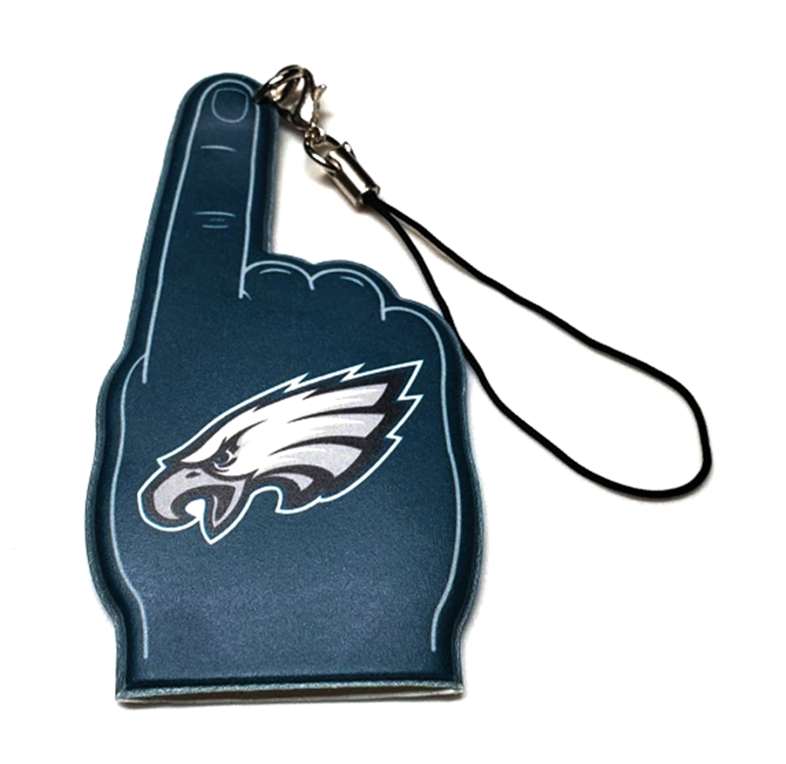 PHILADELPHIA EAGLES DANGLER NFL WERE #1 FINGER PUPPET TWO SIDED FOAM ...