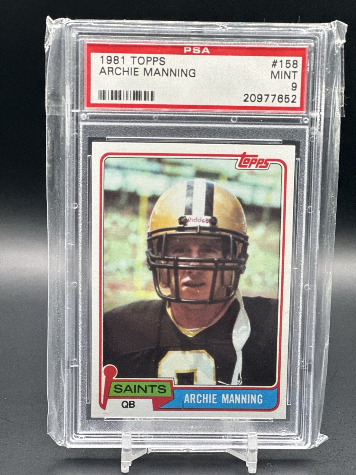 1981 Topps #158 ARCHIE MANNING PSA 9 - New Orleans Saints - Ole Miss | eBay