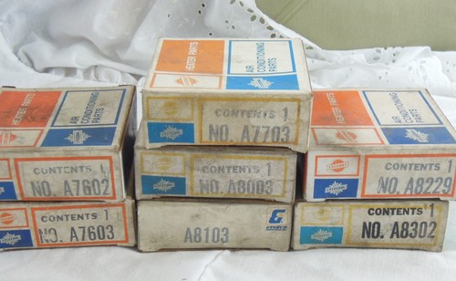NOS Everco AC fittings seven different A7602 A7603 A7703 A8003 A8103 ...