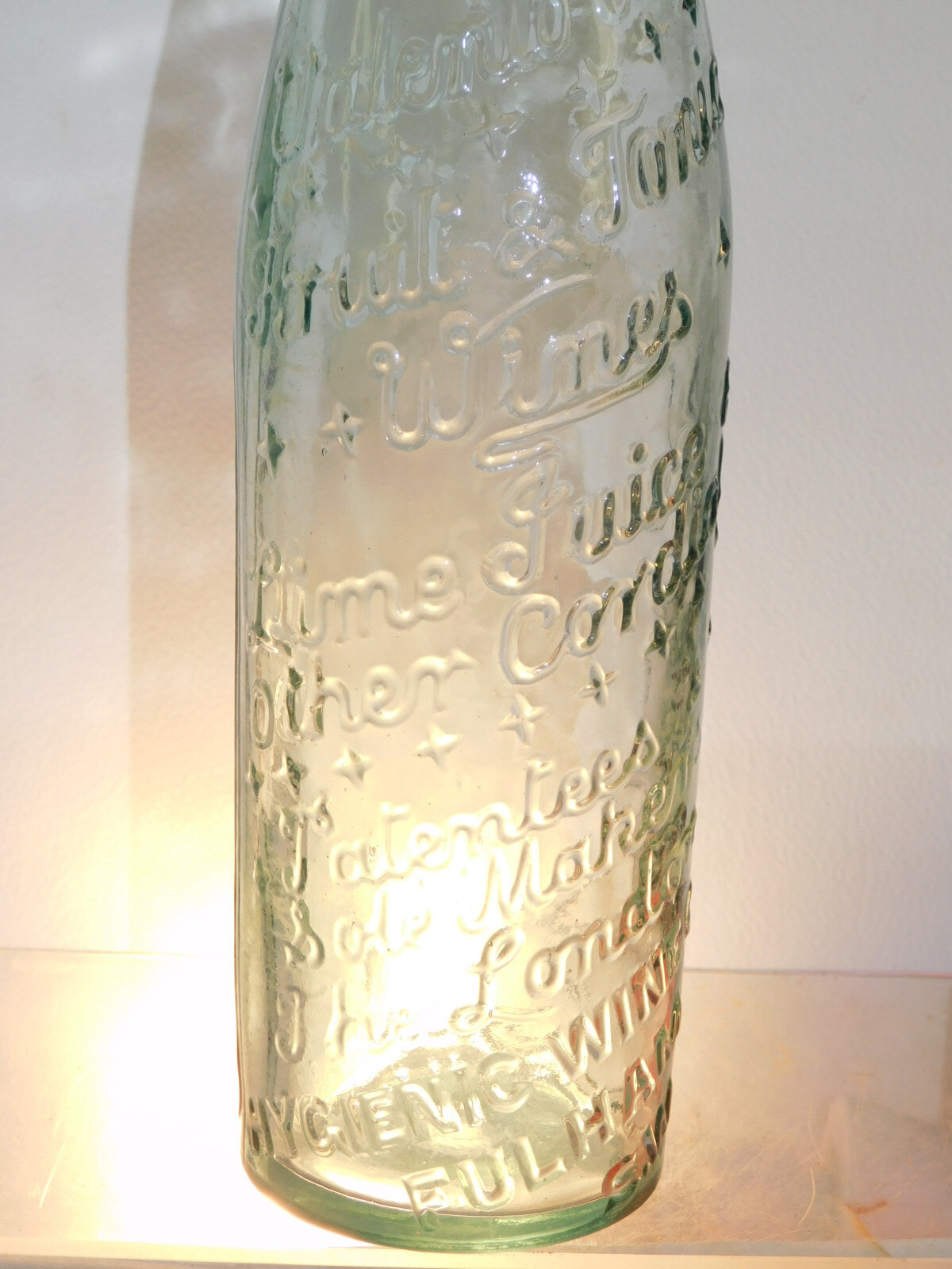 ANTIQUE BOTTLE STUNNING ALL STAR FANCY CORDIAL & FRUIT TONICS OLD ...