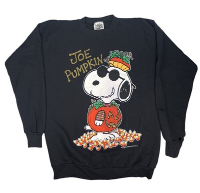 Vintage Snoopy Joe Pumpkin Joe Cool Halloween Peanuts Size XL ...