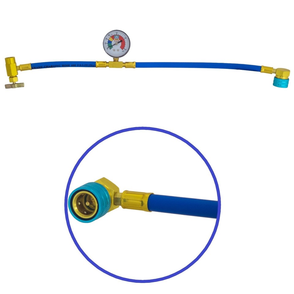 Car R1234yf AC Aircon Air Con Conditioning Topup Refill Regas Kit+ Hose ...