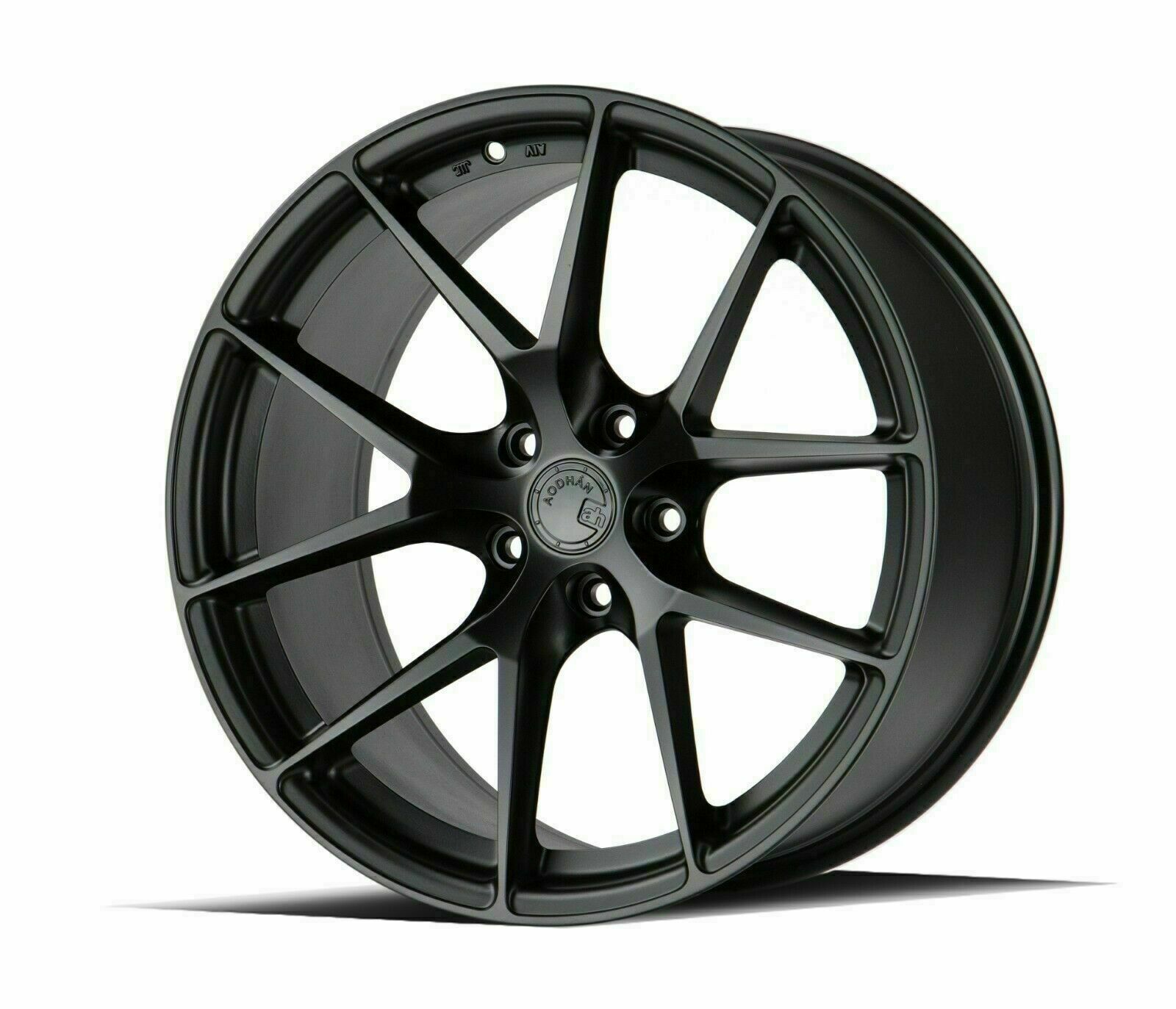 18 Inch Aodhan AFF7 Matte Black Wheels 18x8.5 +35 5x114.3 Rims Set 4 | eBay