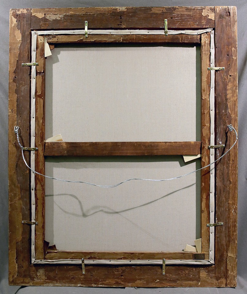 19th Century Oil Painting, Interior Scene signed Giovanni della Rocca ...