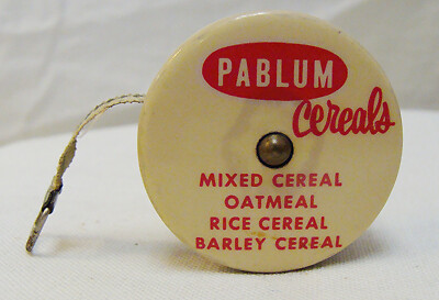 Vintage Celluloid Tape Measure, Pablum Cereals | eBay