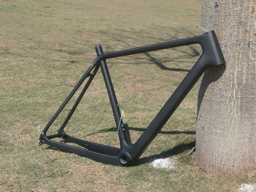 2025 Carbon Matt Gravel Bike Frame 142 * 12mm Bicycle Frame 50 / 53 ...