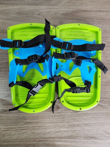 Kids Ideal Sno-Stompers Winter Green & Blue Dinosaur Foot Print For ...