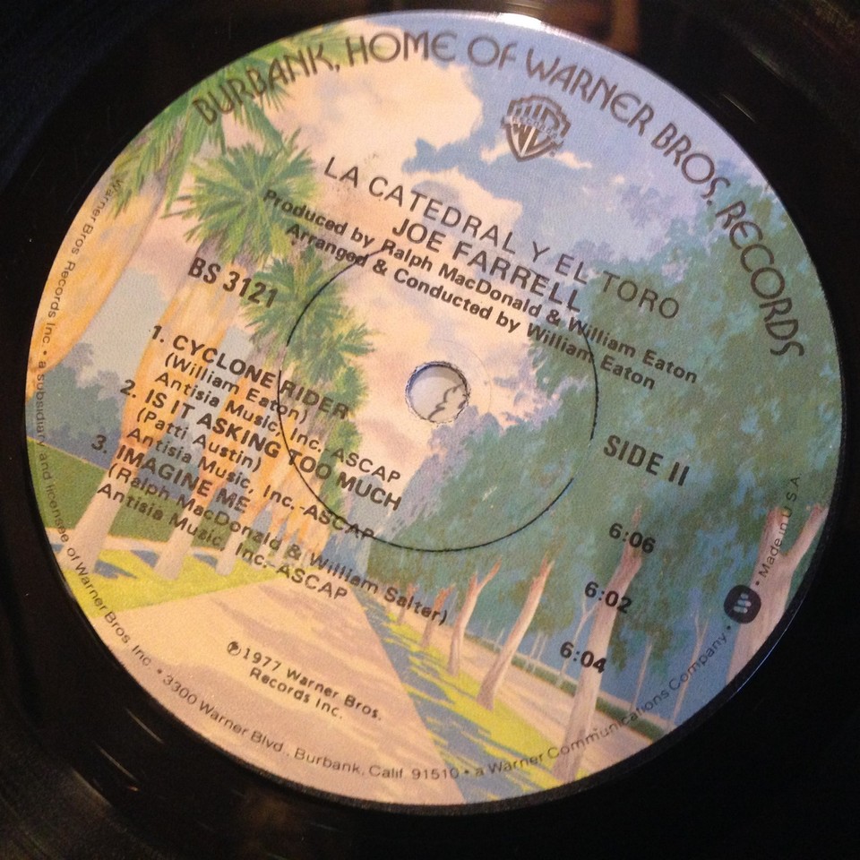 [SOUL/JAZZ]~EXC LP~JOE FARRELL~La Catedral Y El Toro~[Original 1977 ...