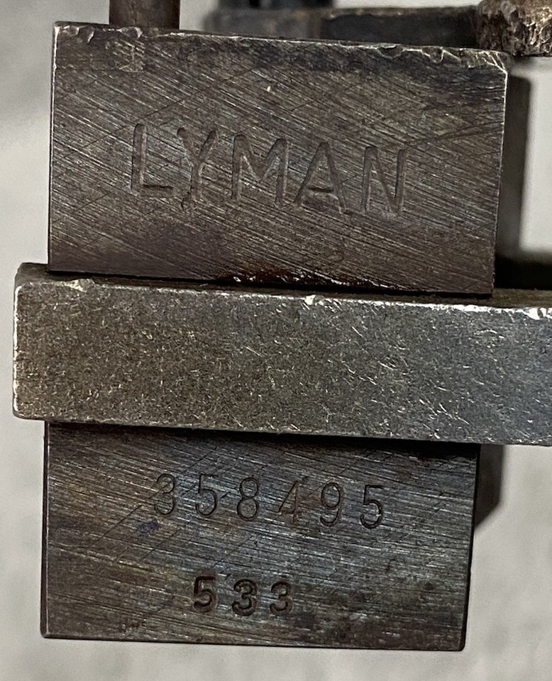 Lyman Ideal 1 Cavity 358495 Bullet Mold Mould Block With Handles | eBay