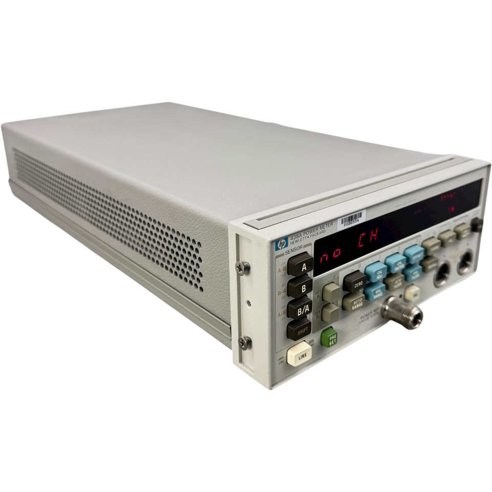 HEWLETT PACKARD 438A POWER METER 1.00Mw 50 MHz | eBay