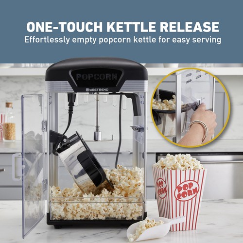 Stir Crazy Movie Theater Popcorn Popper, Gourmet Popcorn Maker Machine ...