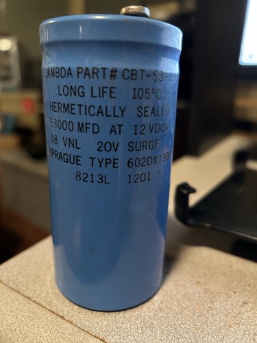 Sprague Large Can Electrolytic Capacitor 602DX 1308-20DC 8213L 1201 | eBay