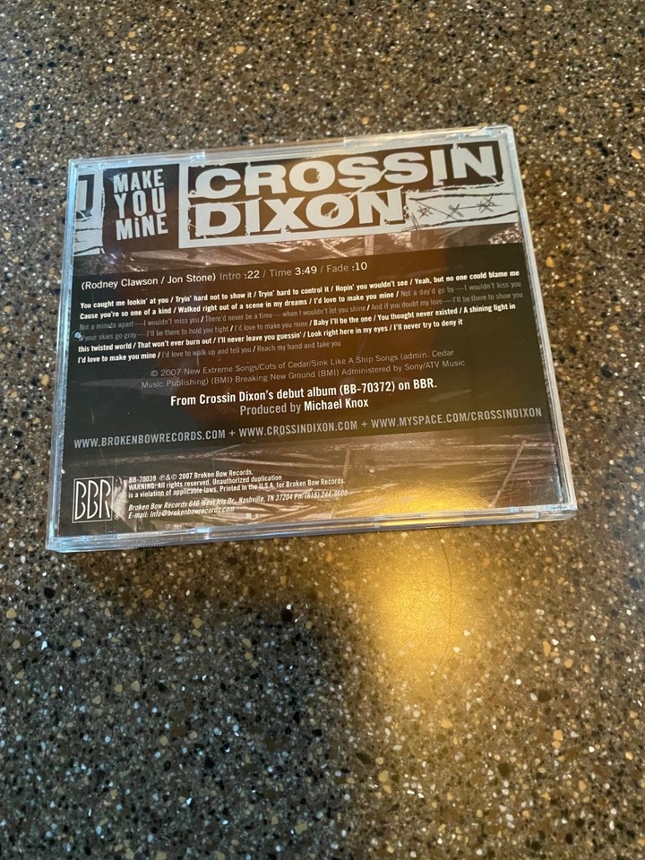 Crossin Dixon's- Make You Mine (CD) V.G + | eBay