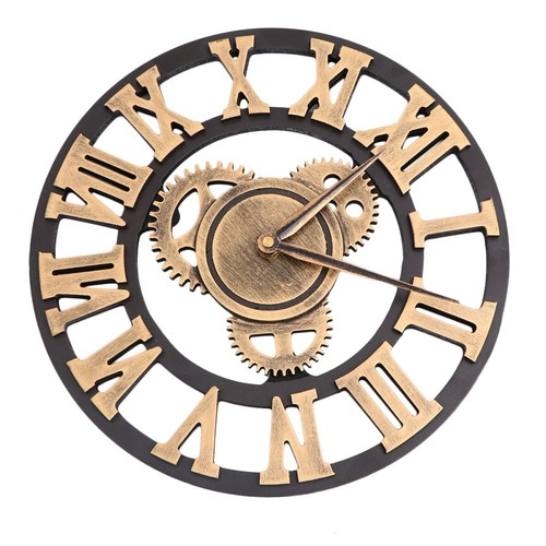 Industrial Gear Clock Office Work Oversized Wall Mechanic Clocks | eBay UK