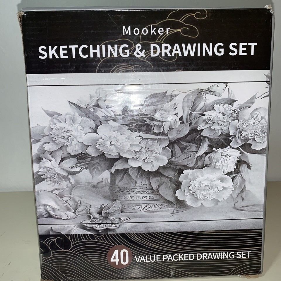 Mooker 40 Pieces Sketching & Drawing Drawing Pencils Sketch Art Set ...