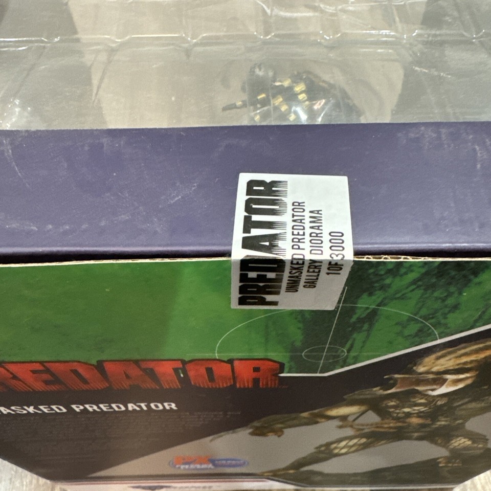 SDCC 2020 Diamond Select PREDATOR GALLERY UNMASKED STATUE UNOPENED 1 of ...