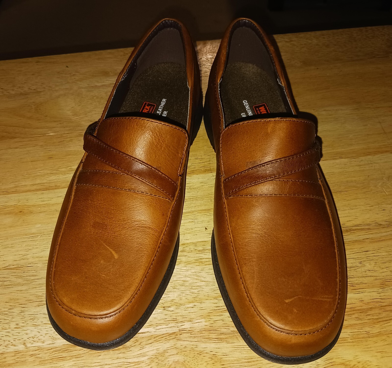 Worx by Red Wing Shoes Womens 6M brown slip on loafers style #6397 | eBay