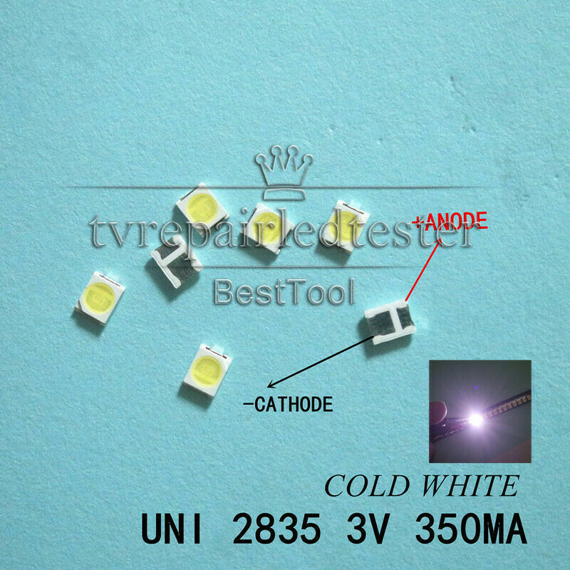 LED Backlight High Power LED 1W 3V 1210 3528 2835 Cool white LCD ...