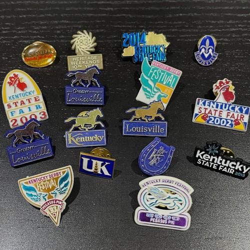 Lot Derby Pegasus State Fair UK Louisville Kentucky Enamel Plastic Pins ...