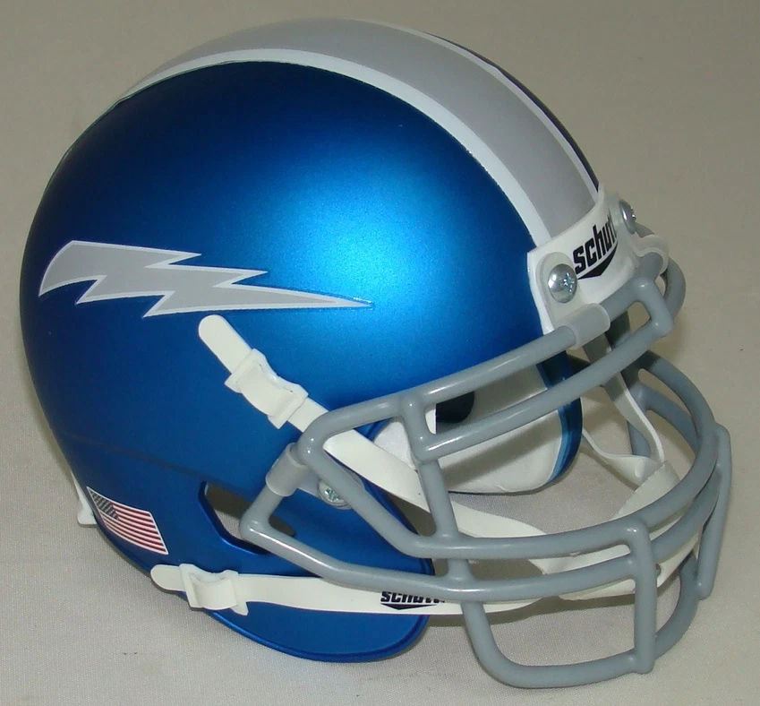 Matte Blue Football Helmet