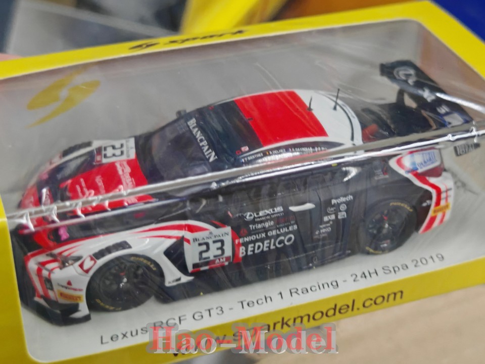 Spark 1/43 lexus rcf gt3 2019 23# Resin Diecast Model Car Hobby Gifts ...