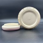 Vtg Purple Iris Pottery Storage Jar by David Enna of Oregon Airbrushed ...