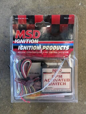 MSD 8950 RPM Activated Switch Kit-RPM Trigger Device NHRA Drag Race | eBay